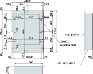 Embedded Mount Holder | Panel Cooling Units | Apiste Corporation